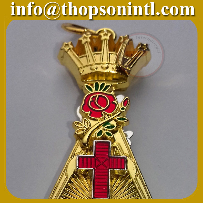 Thopson International : Masonic Rose Croix 18th Degree collar Jewels
