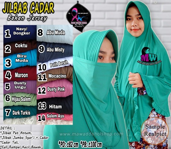 40+ Jilbab Syar I Dan Cadar, Baru!