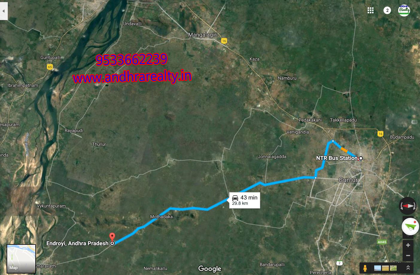 CRDA Approved Layout Plots: CRDA Approved Plots in Amaravathi Capital City