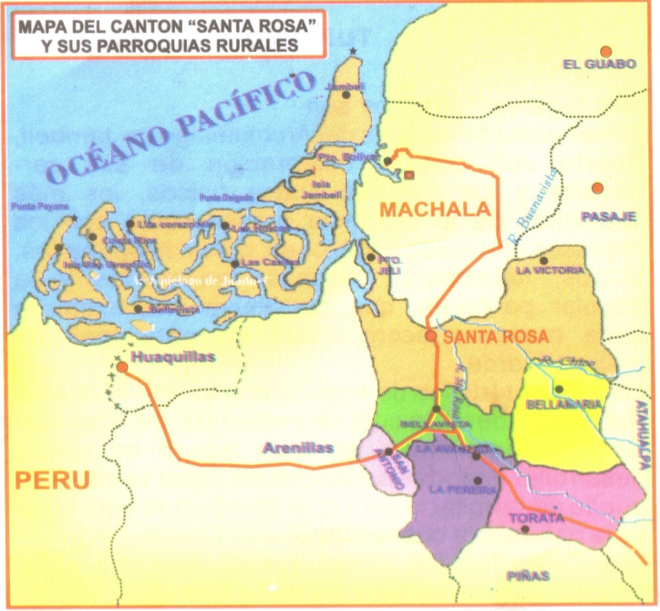 La Provincia de el Oro: Cantones