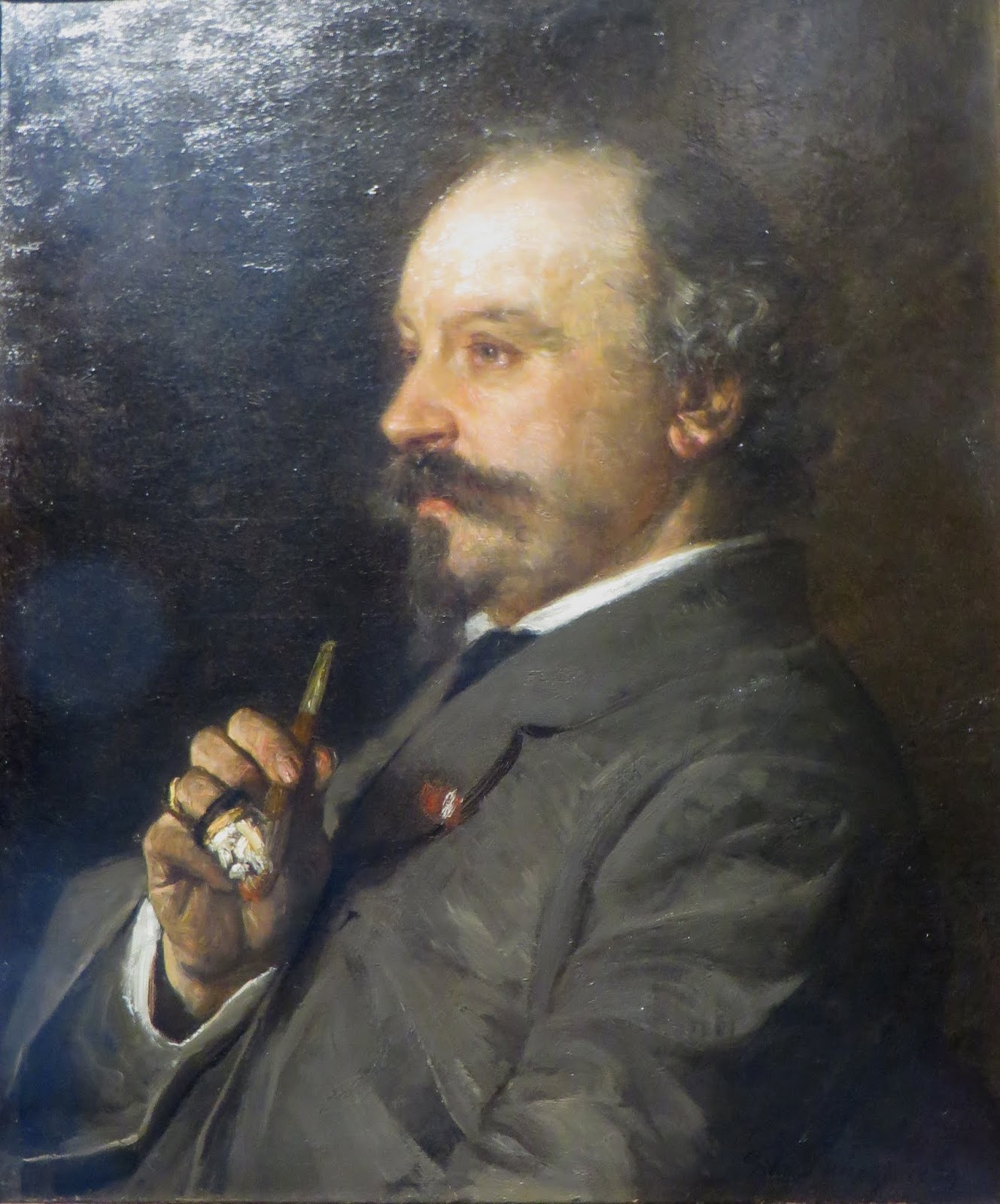Vasto Gallery: Filippo Palizzi, “Ritratto di Giuseppe Palizzi”, 1859.