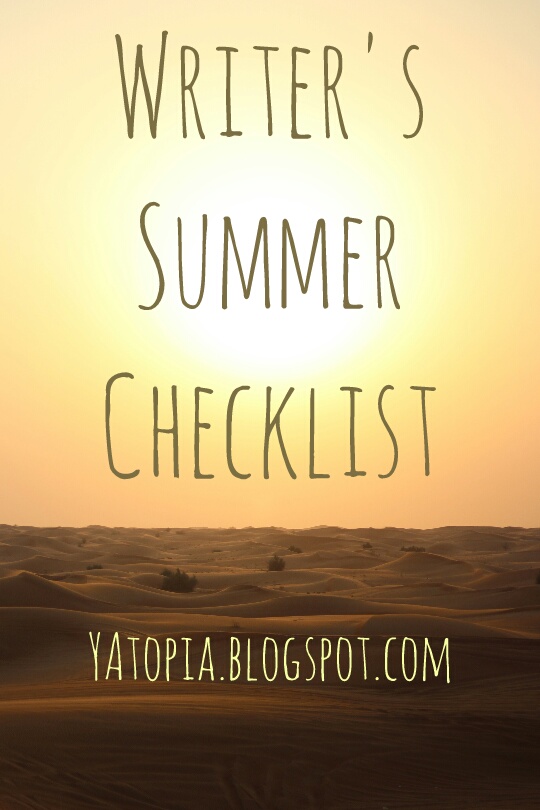 Writer's Summer Checklist | YAtopia