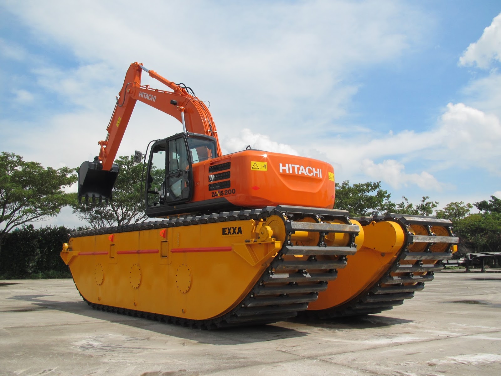 Jual Excavator Amfibi