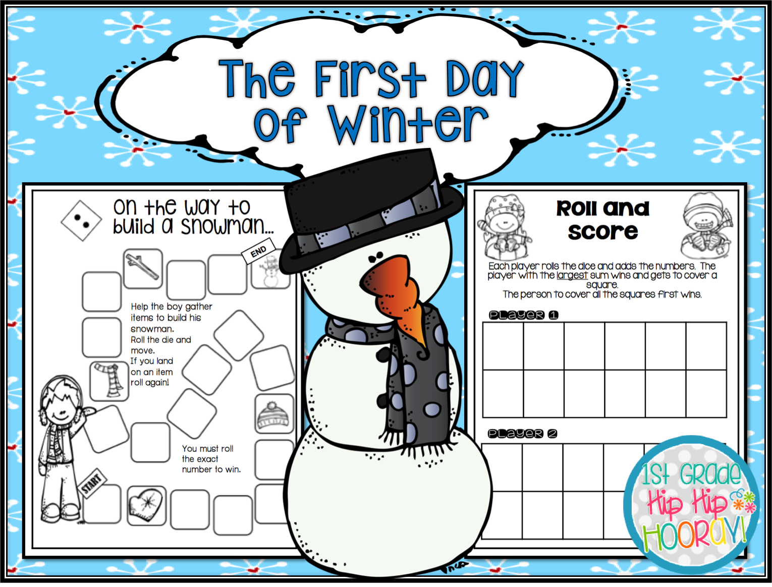 1st Grade Hip Hip Hooray!: First Day of Winter!