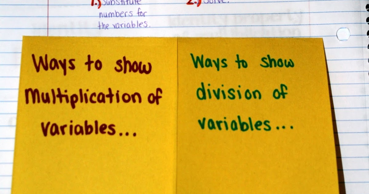 Middle School Math Madness Ways To Show Multiplication And Division