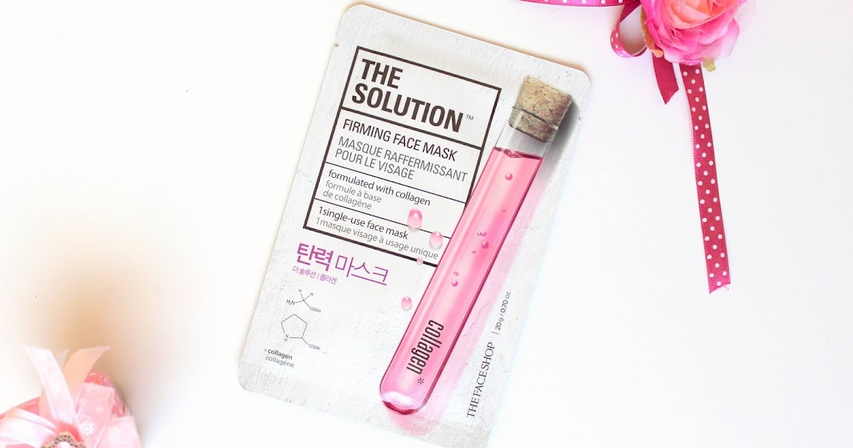 Korean Beauty │ The Face Shop 'The Solution' Firming Mask [Review ...