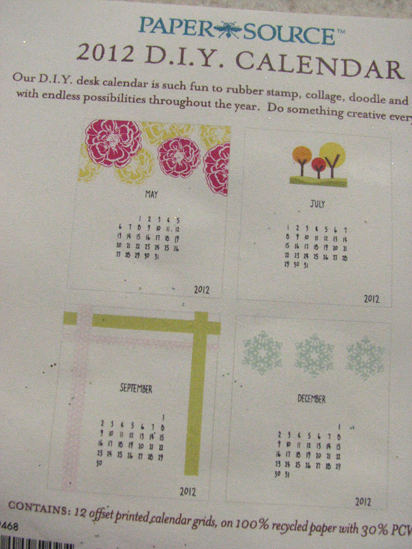 The Simple Craft Diaries: DIY Calendar