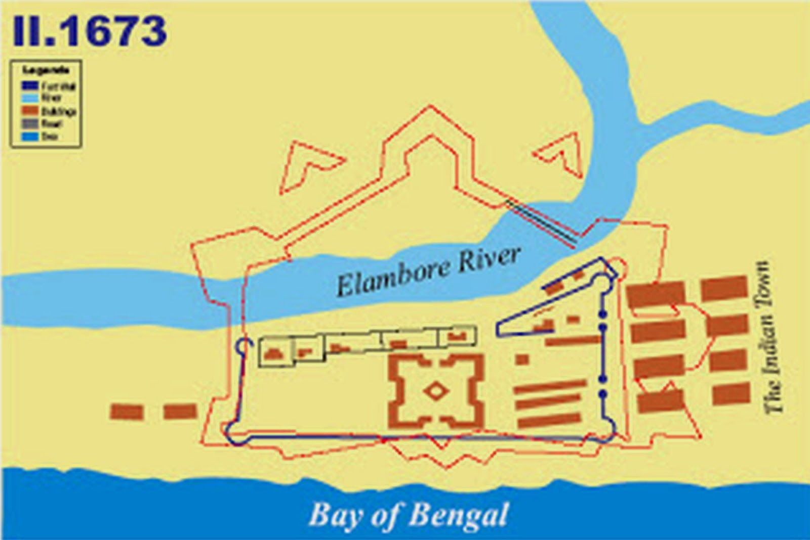 Muthusamy's Photo Stream: Evolution of Fort St.George 1673 (As ...