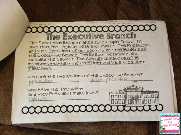 Branches of Government - Saddle Up for 2nd Grade