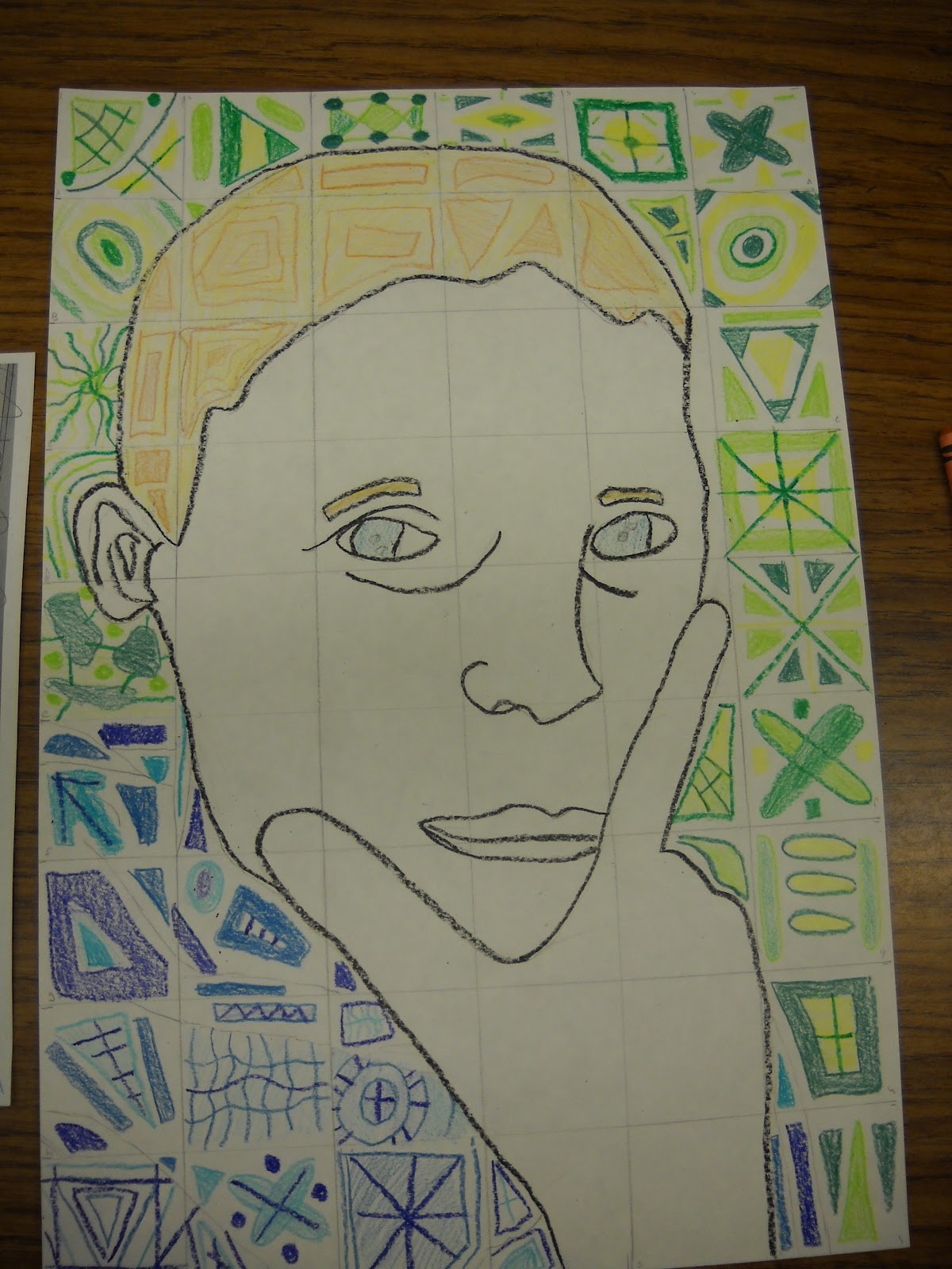 Teach Art and Create: 7th Grade Portraits