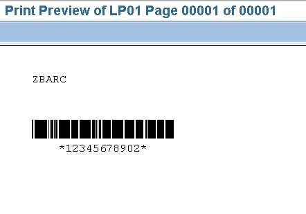 SAP ABAP 4 Tutorial: Create BAR code in SAP Script