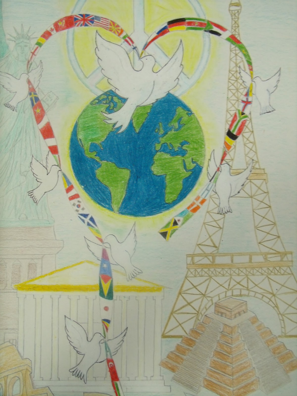 chucks, crayons, and a little creativity : Lion's Club Peace Poster Contest