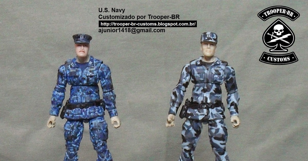 Gi joe Custom Action Figures: U.S. Navy