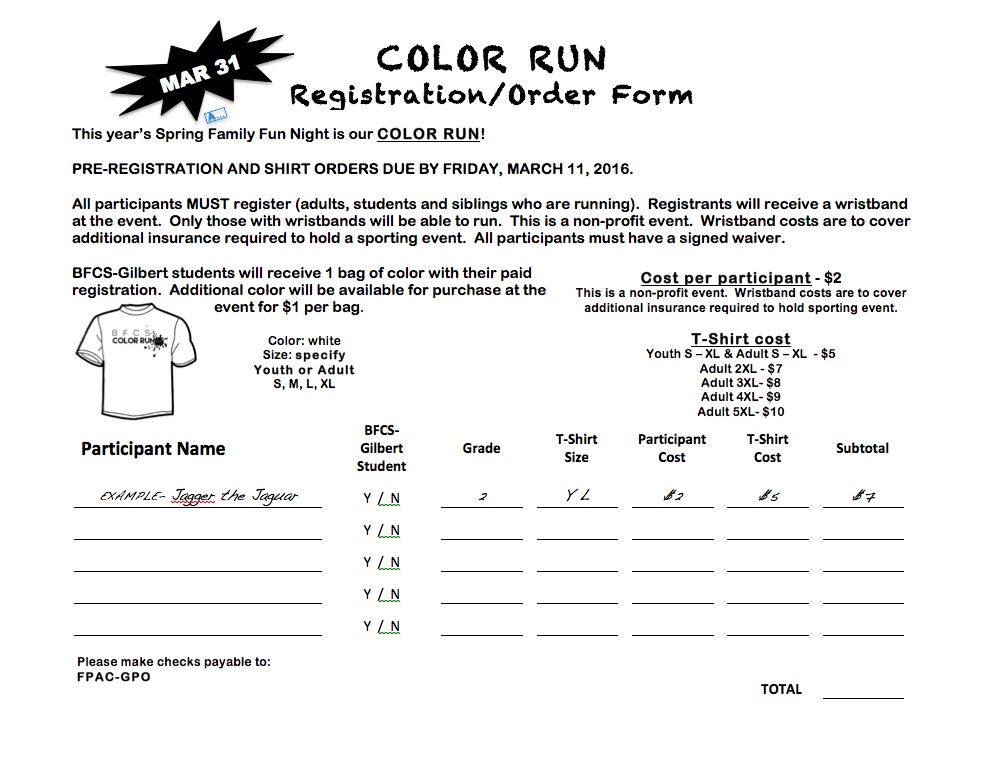 Jaguar Journal: The COLOR RUN is coming!!!