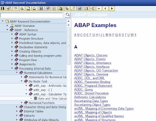 ABAP PROGRAMMING HELP: ABAP Documentation And Examples