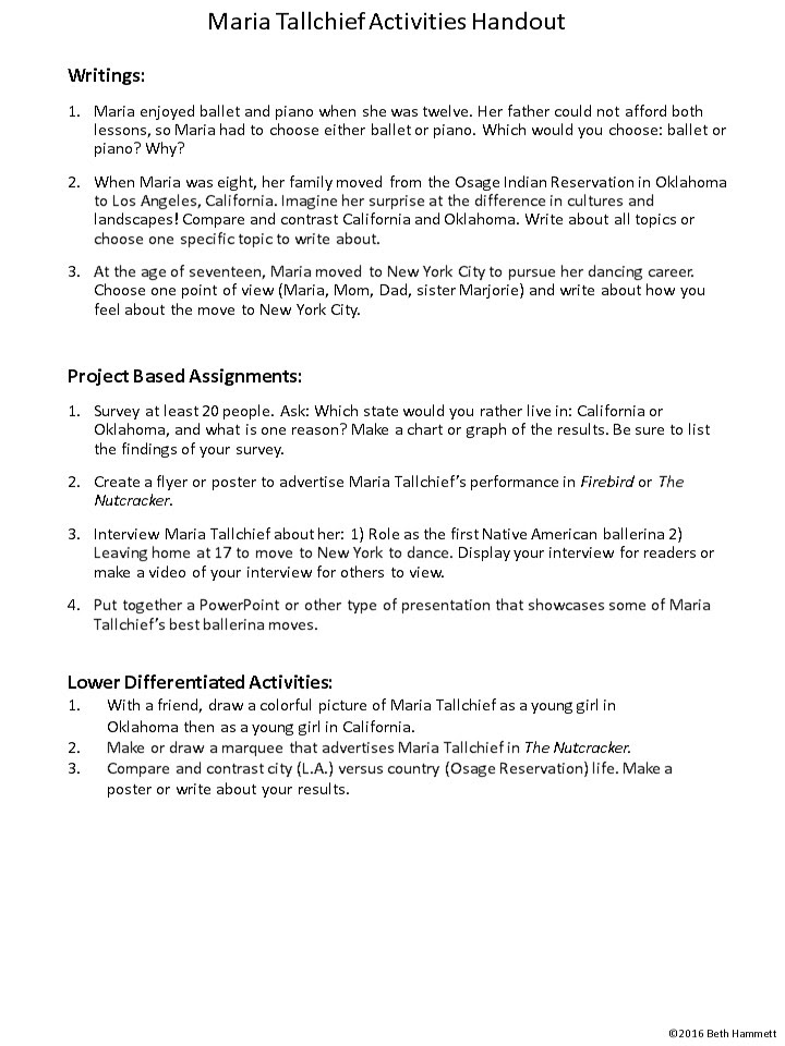 Educator Helper by Beth Hammett: Native American Role Models