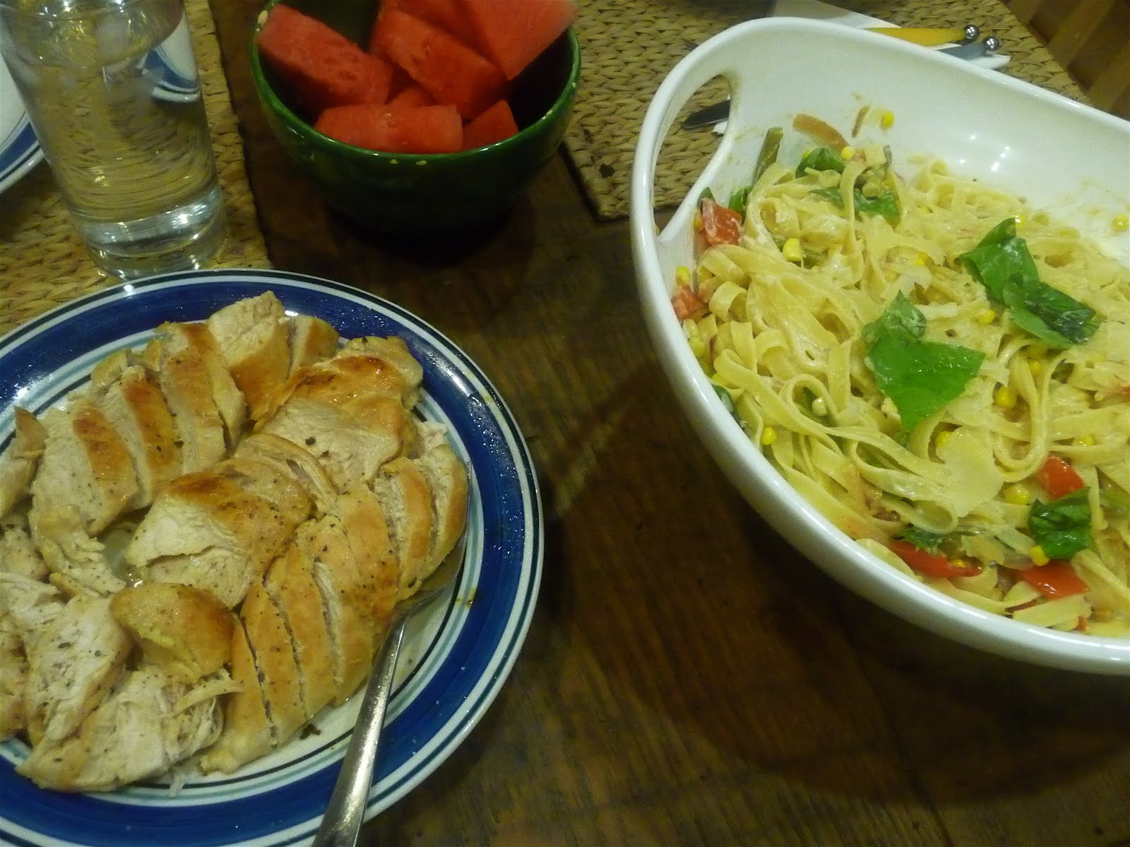 dinner party: vacation dinner on the fly