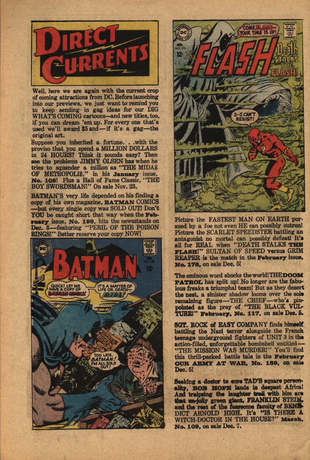 Days of Adventure: Adventure Comics # 364, January, 1968