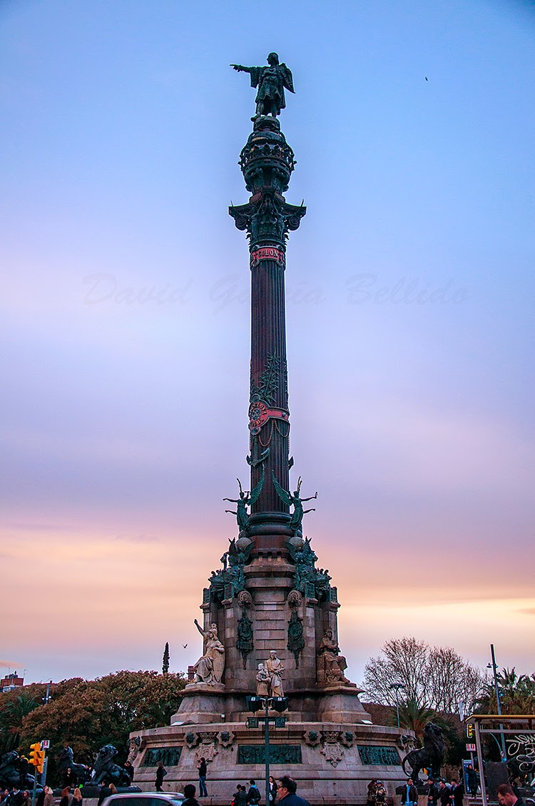 fotografia david garcia bellido: Monumento a Colón, Barcelona