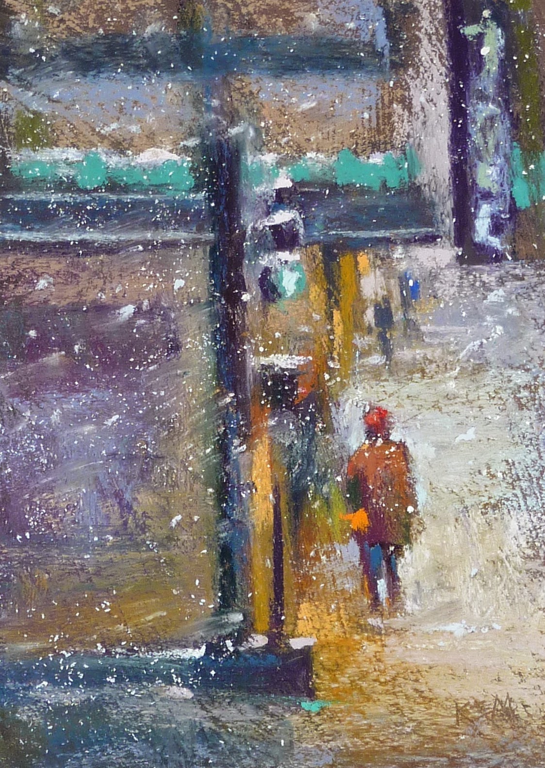 Painting My World: Tips for Adding a Figure to a Pastel Painting part one