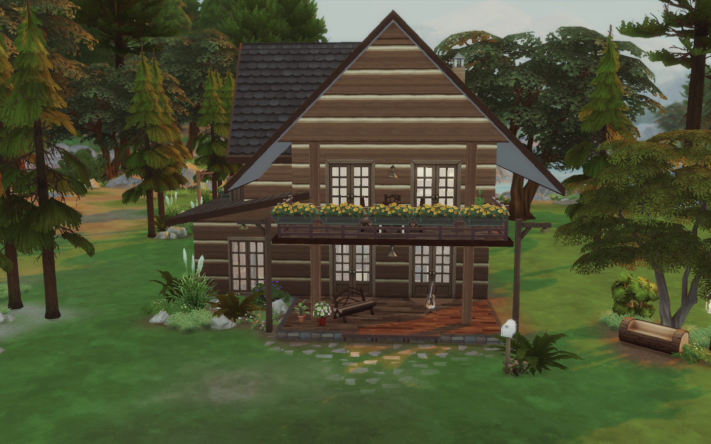 House 08 - A love and a cabin - Via Sims