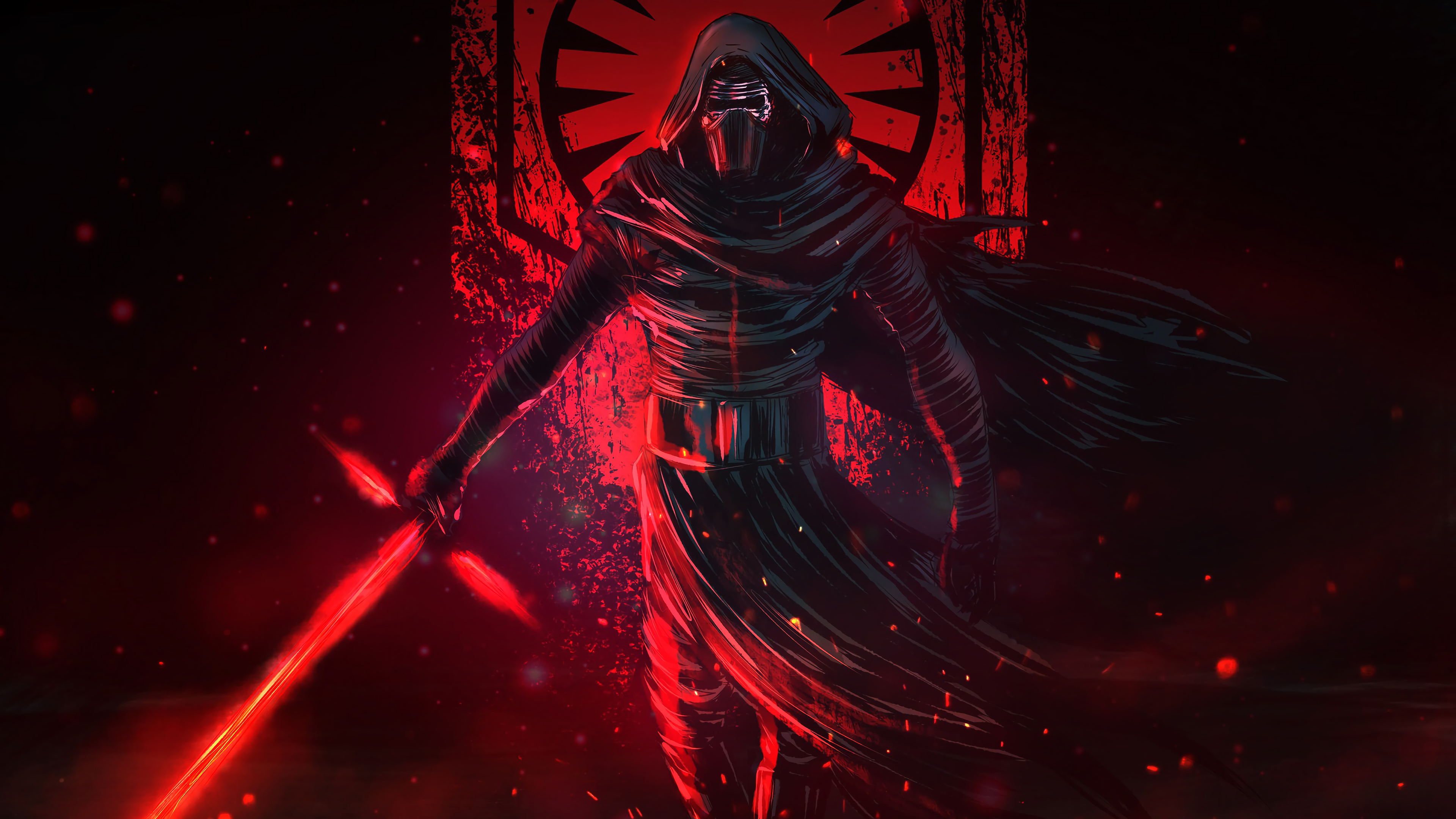 Kylo Ren, Lightsaber, Star Wars, 4K, 3840x2160, #16 Wallpaper PC Desktop