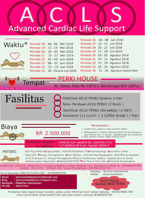 087889699789 Pendaftaran Kursus ACLS PERKI ,info Kursus ACLS PERKI ...