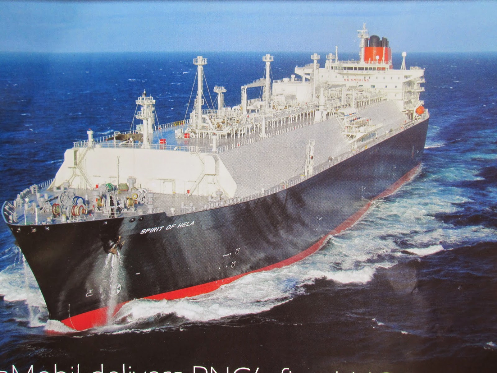 Exxon Mobil Delivers PNG's First LNG Project. (From The National)