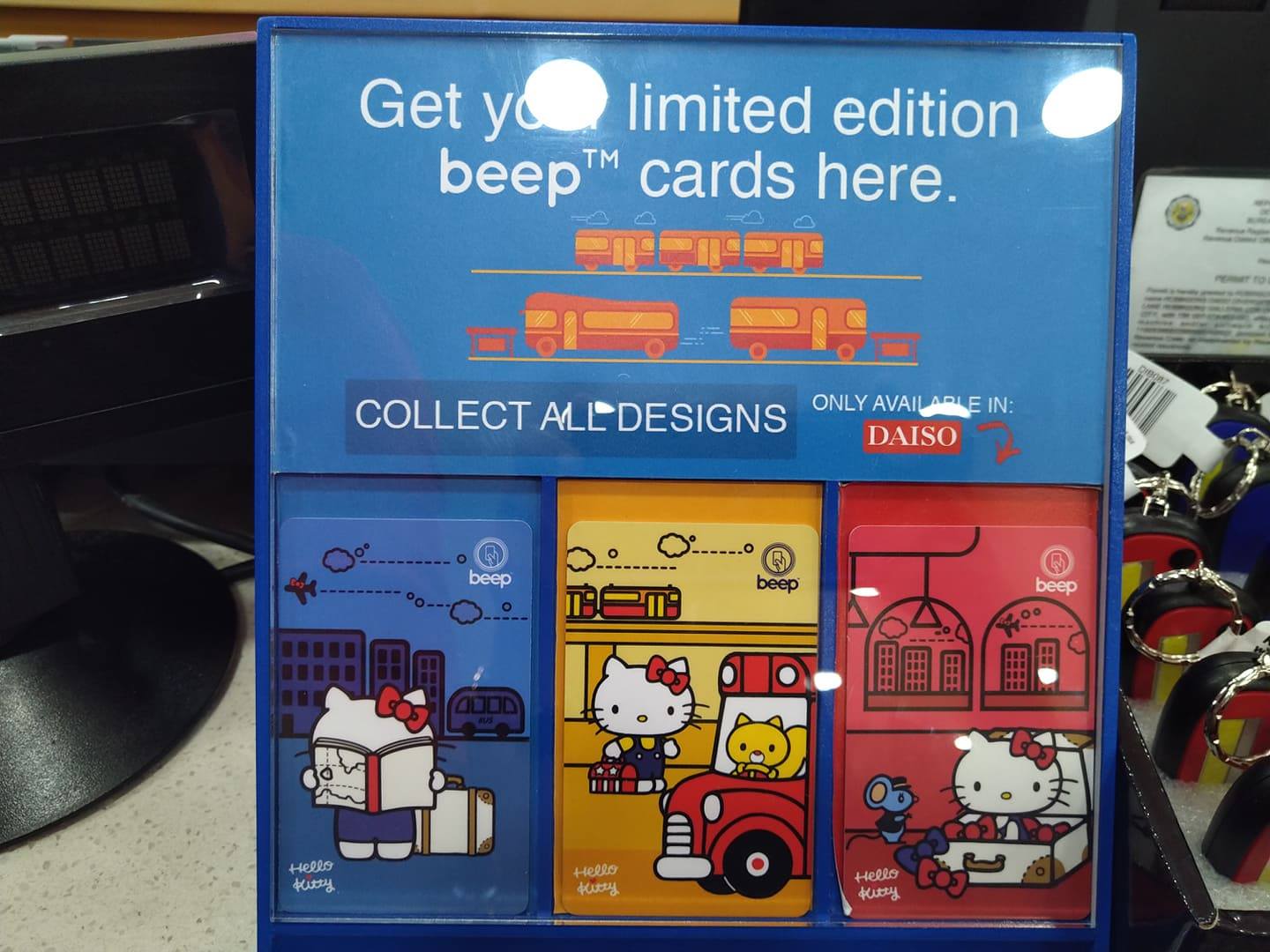 Beep Card Collabs with DAISO Japan for the Hello Kitty Card ~ Viva Manilena