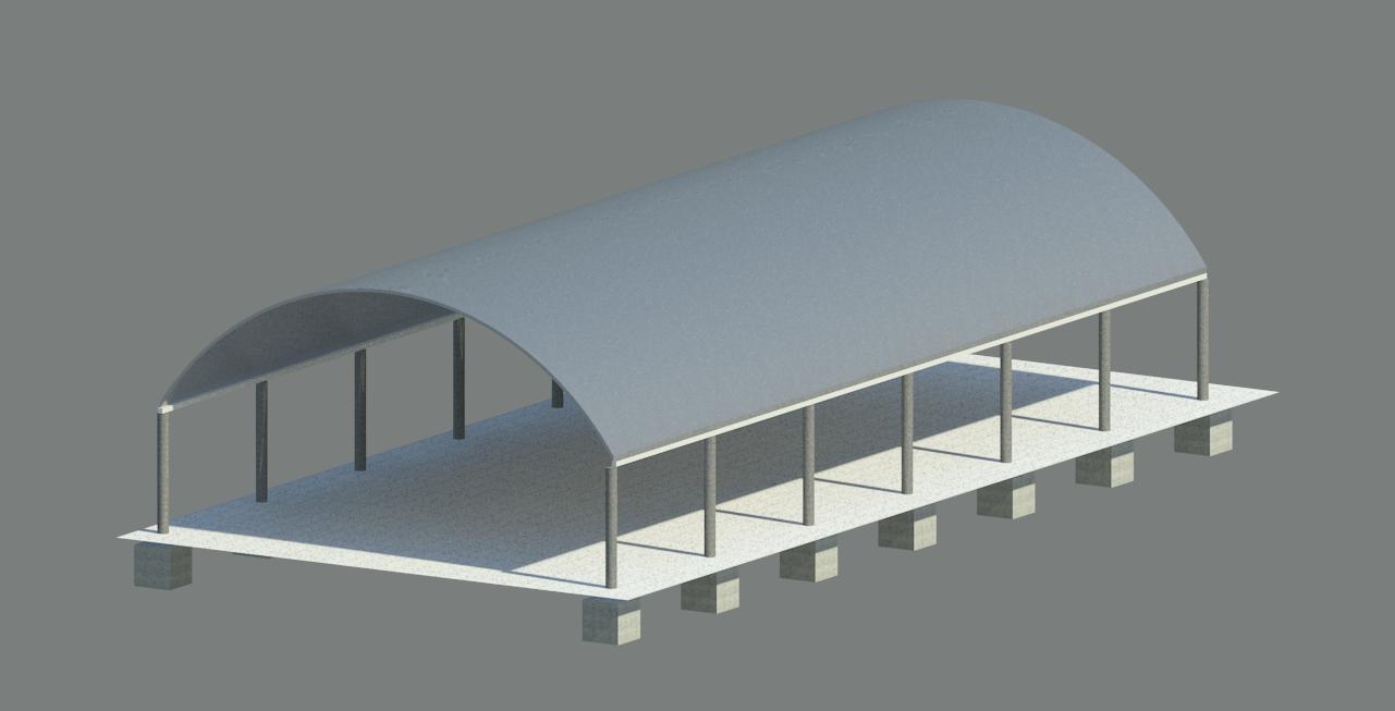 PROGRAMASYMAS: Diseño de arco techo, con revit.