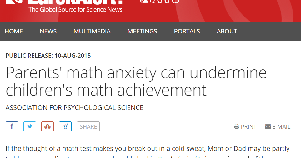 Is Being Good at Math Genetic?