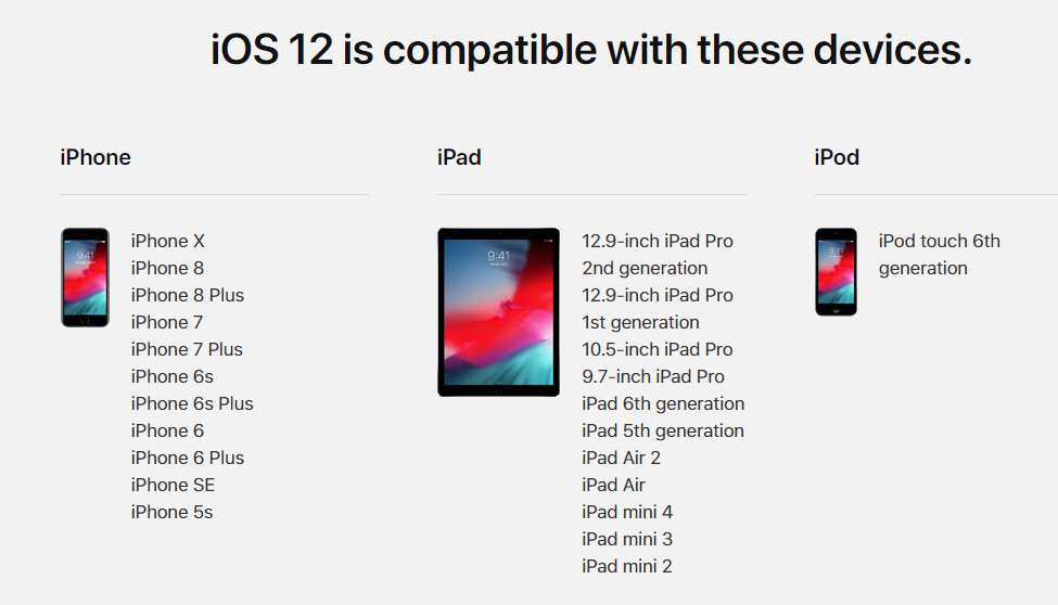 iOS 12: release date and features