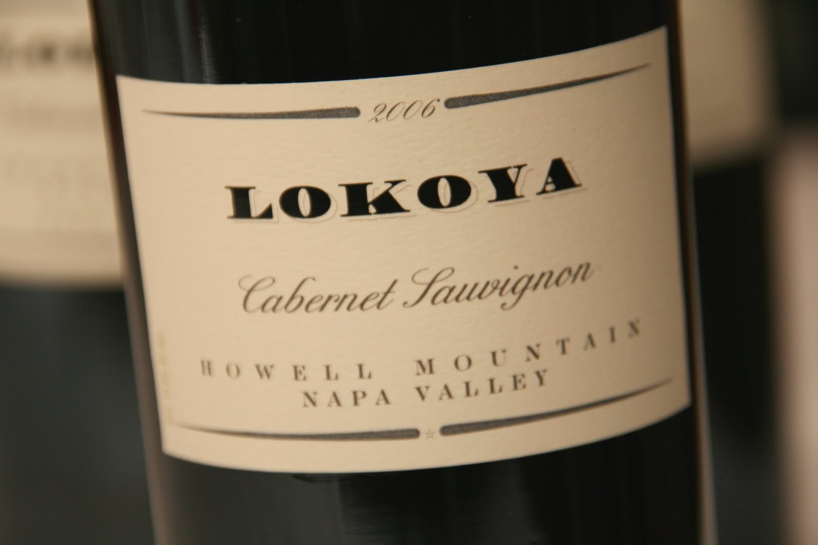 California Wine Report: 2007 and 2006 from Lokoya