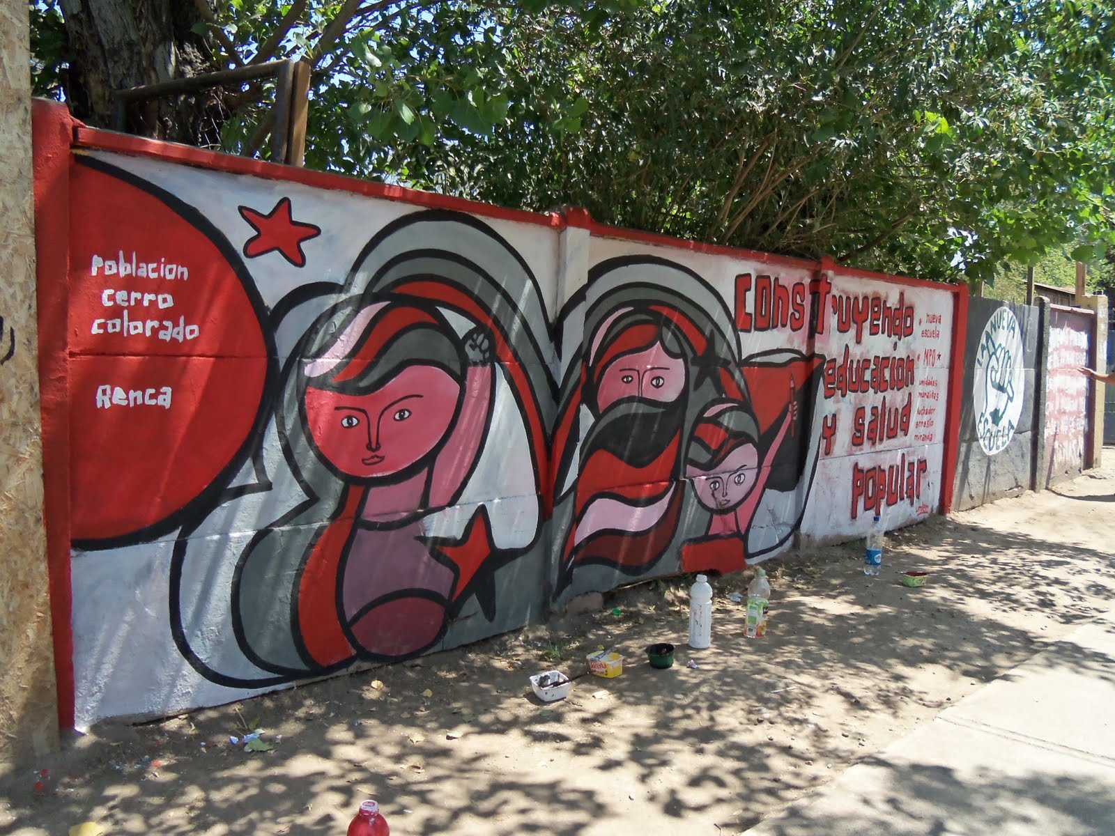 Unidades Muralistas Luchador Ernesto Miranda - UMLEM Chile: MURAL EN LA ...