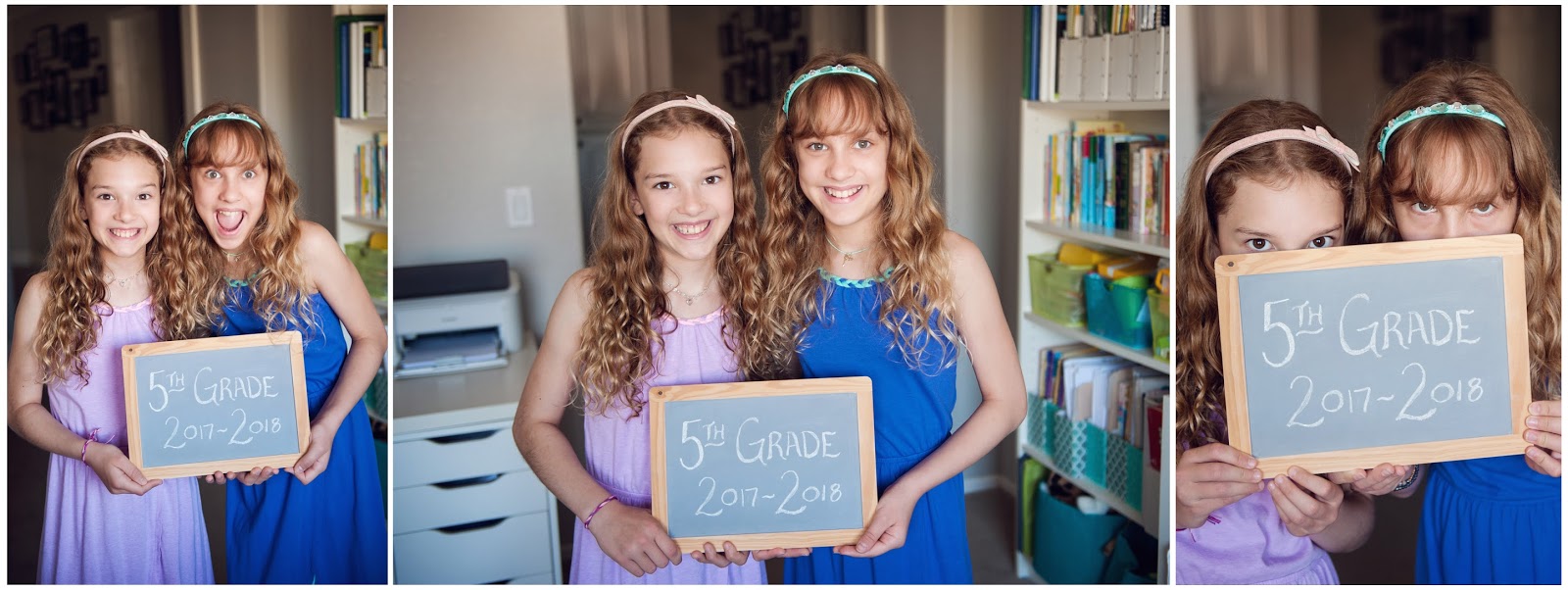 Teaching Twins at Home: First Day of 5th Grade | 2017-2018