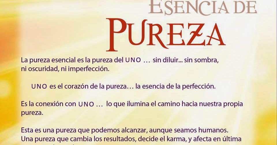 Brahma Kumaris Valencia: 7 cualidades de UNO: ESENCIA DE PUREZA