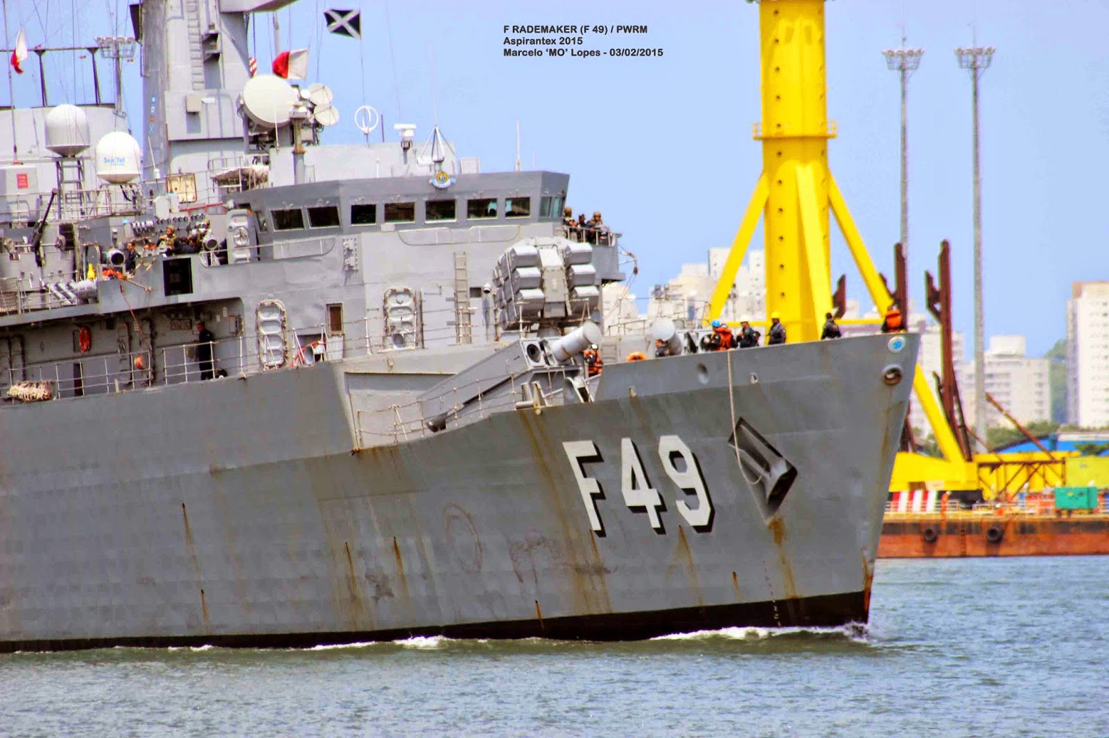 Santos Shiplovers: F. Rademaker (F 49) - Aspirantex 2015, Santos (Imagens)