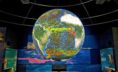 Maximizing Progress: Digital Globes ~ NYTimes on Epic Display Orbs!