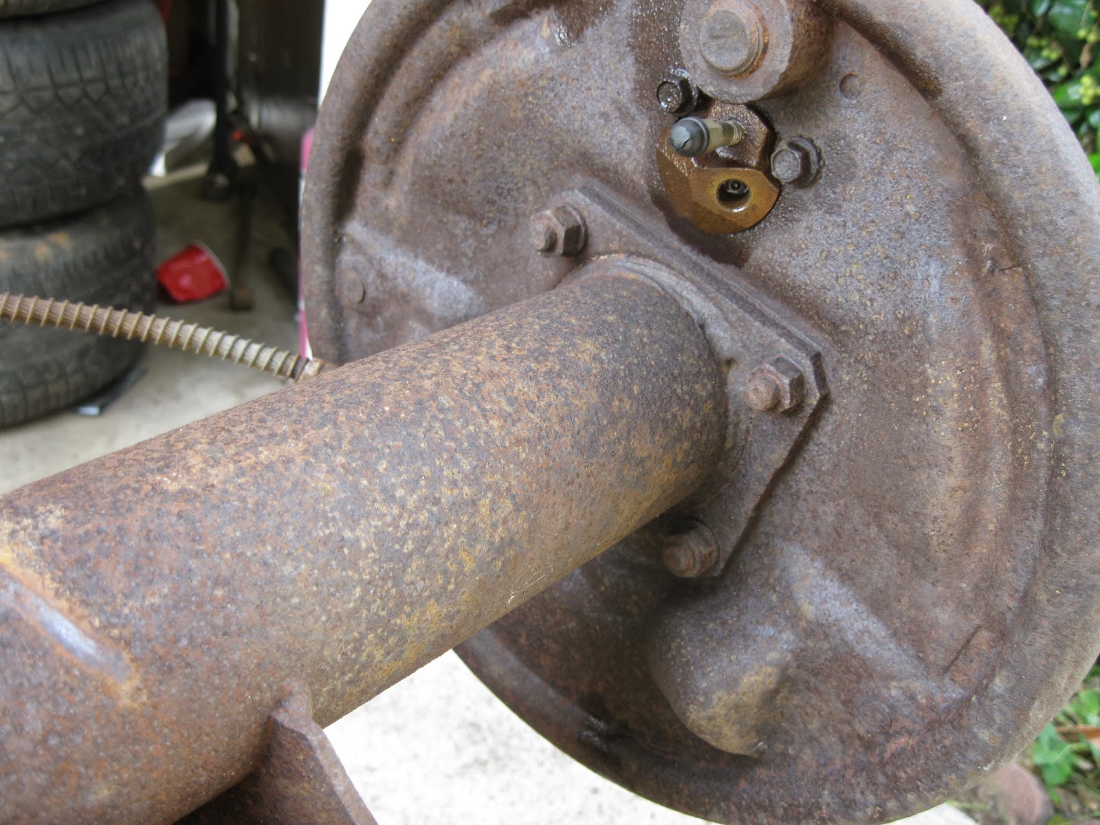 CHEVY C10: REAR END WORK