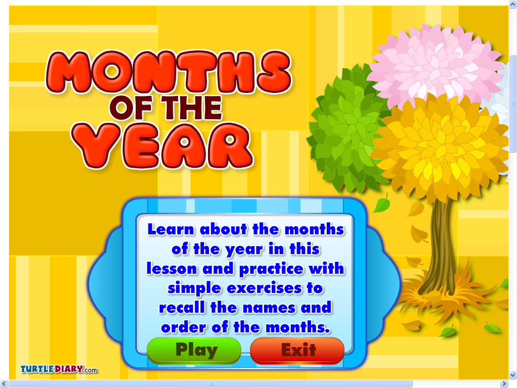 English with Eve: "Months of the Year & Seasons" (Game)