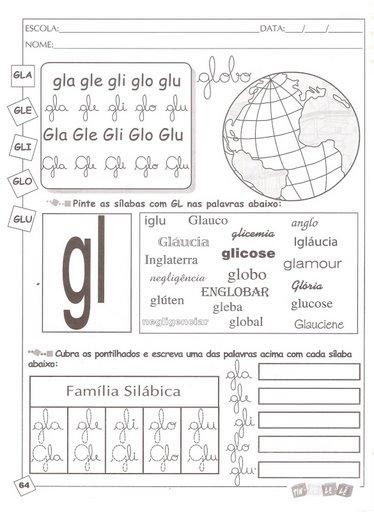 Pedagogas da paz: Família Silábica - GL