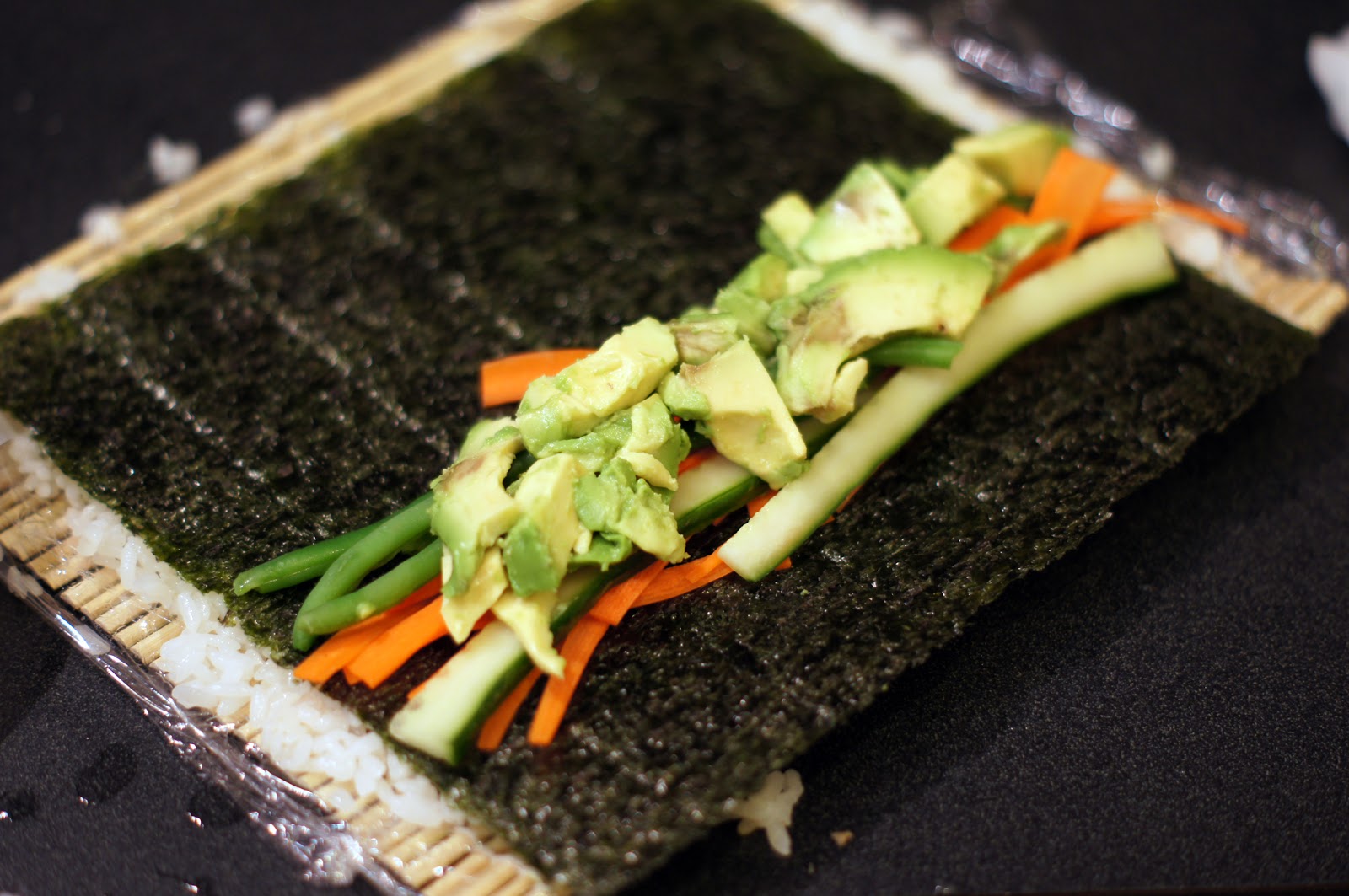 Sutton Grace: vegetable sushi roll