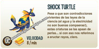 Shock Turtle | Monster Legends Amigos