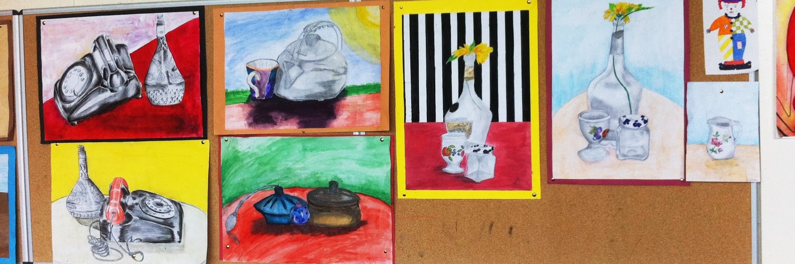 Magh Ene College - Art Gallery: Still life drawings - Seniors