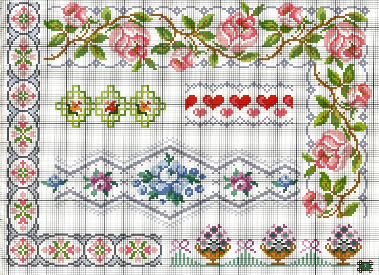 Gráficos Ponto Cruz: vários motivos para bordar!!
