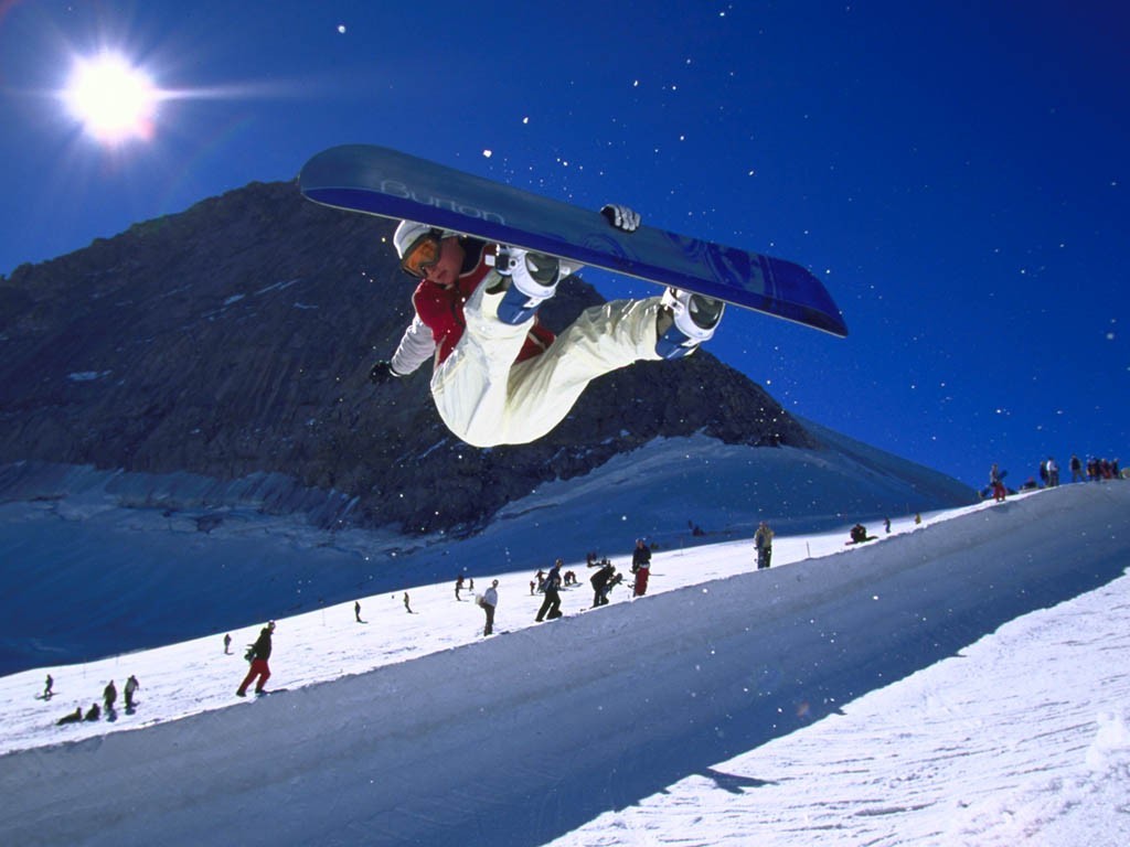 snowboarding