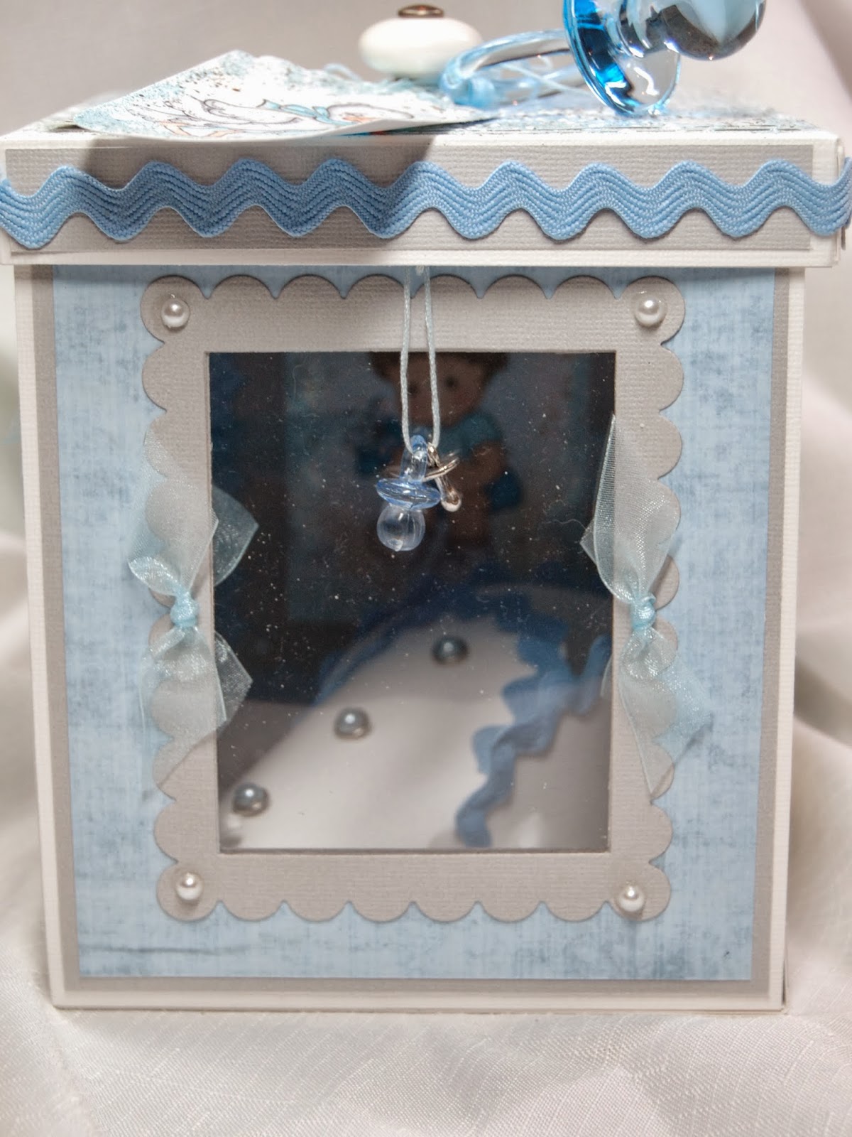 Contagious Crafts: ...and the Baby Boy Explosion Box!!