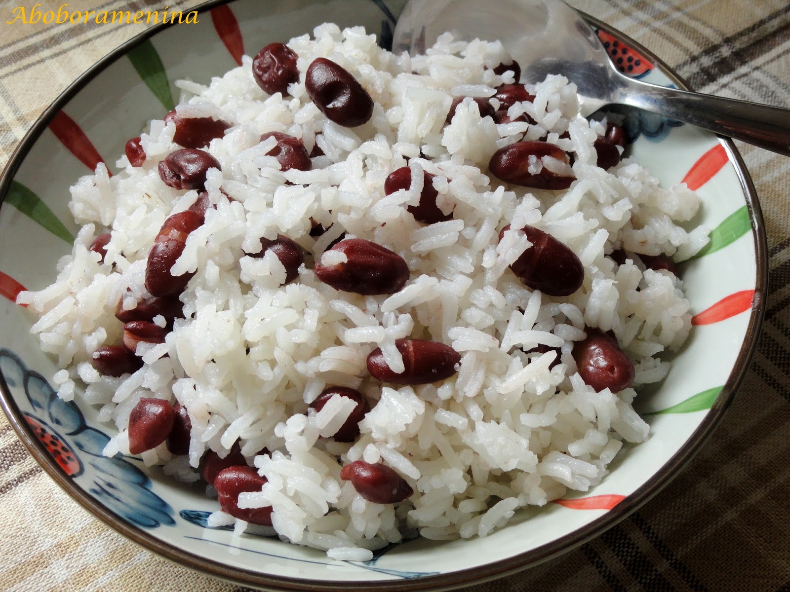Abóbora Menina: Arroz de Feijão Vermelho