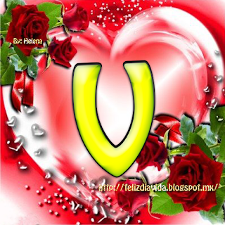 Iniciales Nombres y Más: Hermoso corazón con iniciales