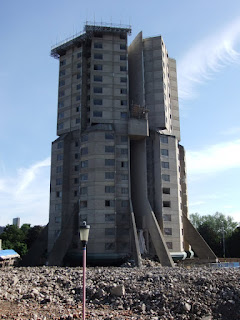 Photographs Of Newcastle: Derwent Tower (Dunston Rocket) Demolition Photos